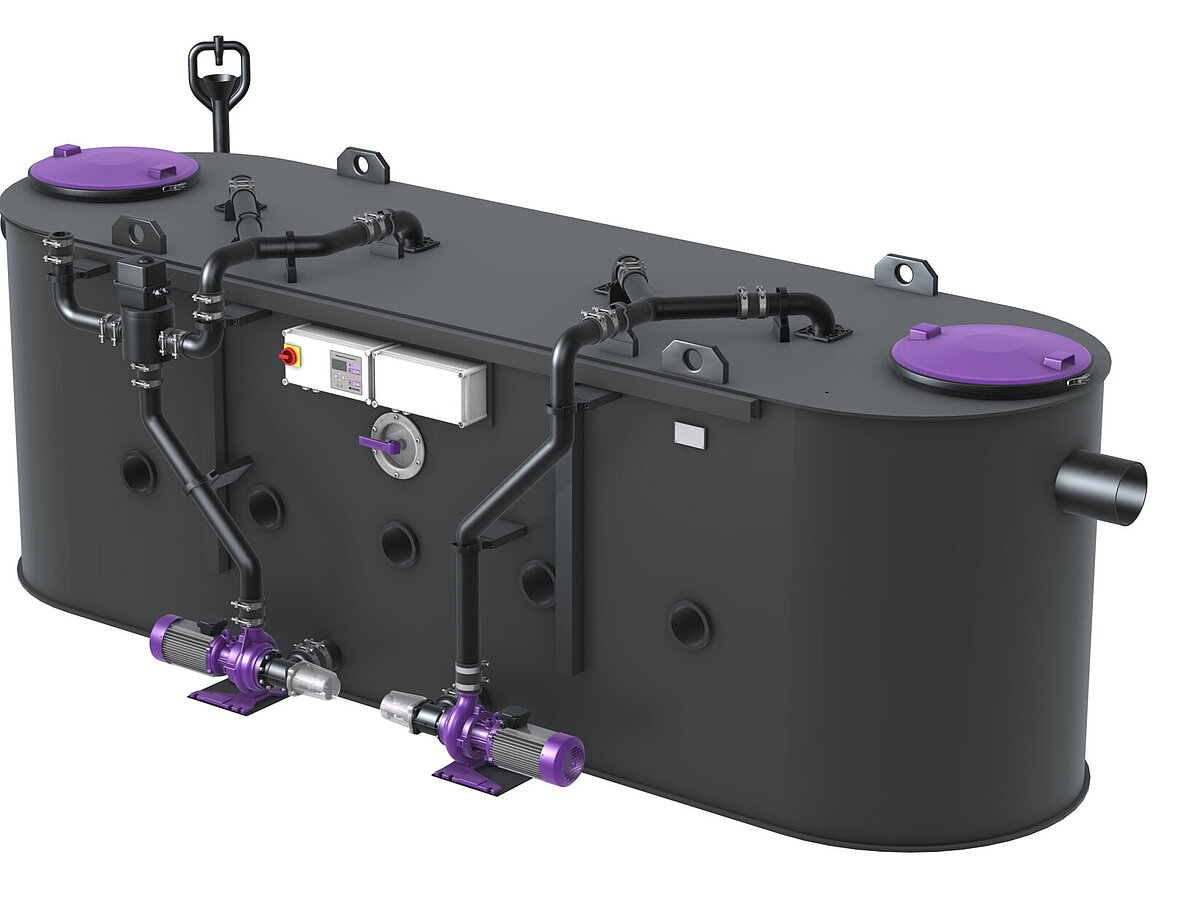 Separator tłuszczu EasyClean free Auto Mix & Pump - KESSEL - mastering ...